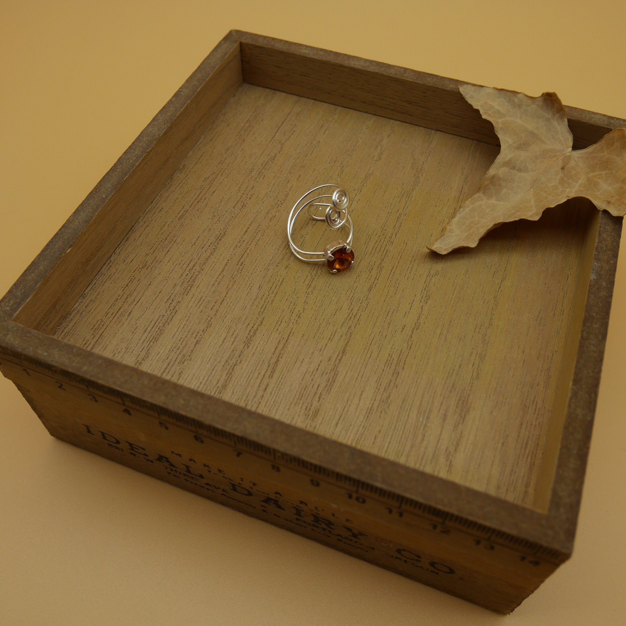 Engagement Ring With a Solitaire Crystal of Swarovski - Etsy