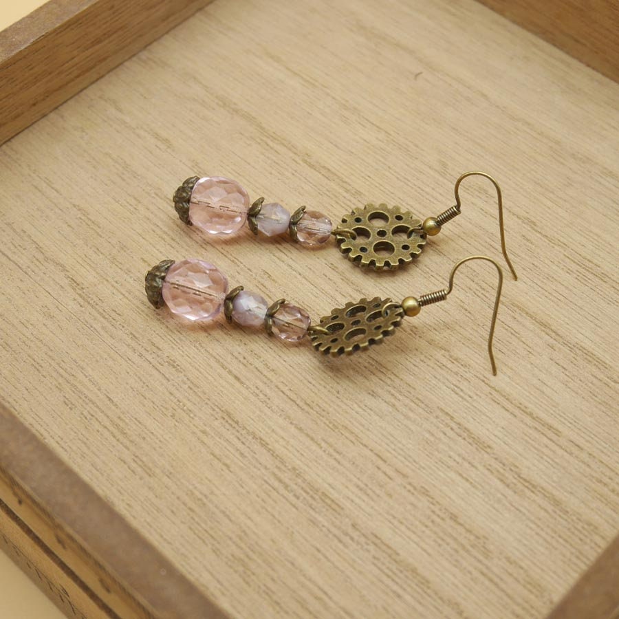 Cogs Steampunk Earrings - Etsy