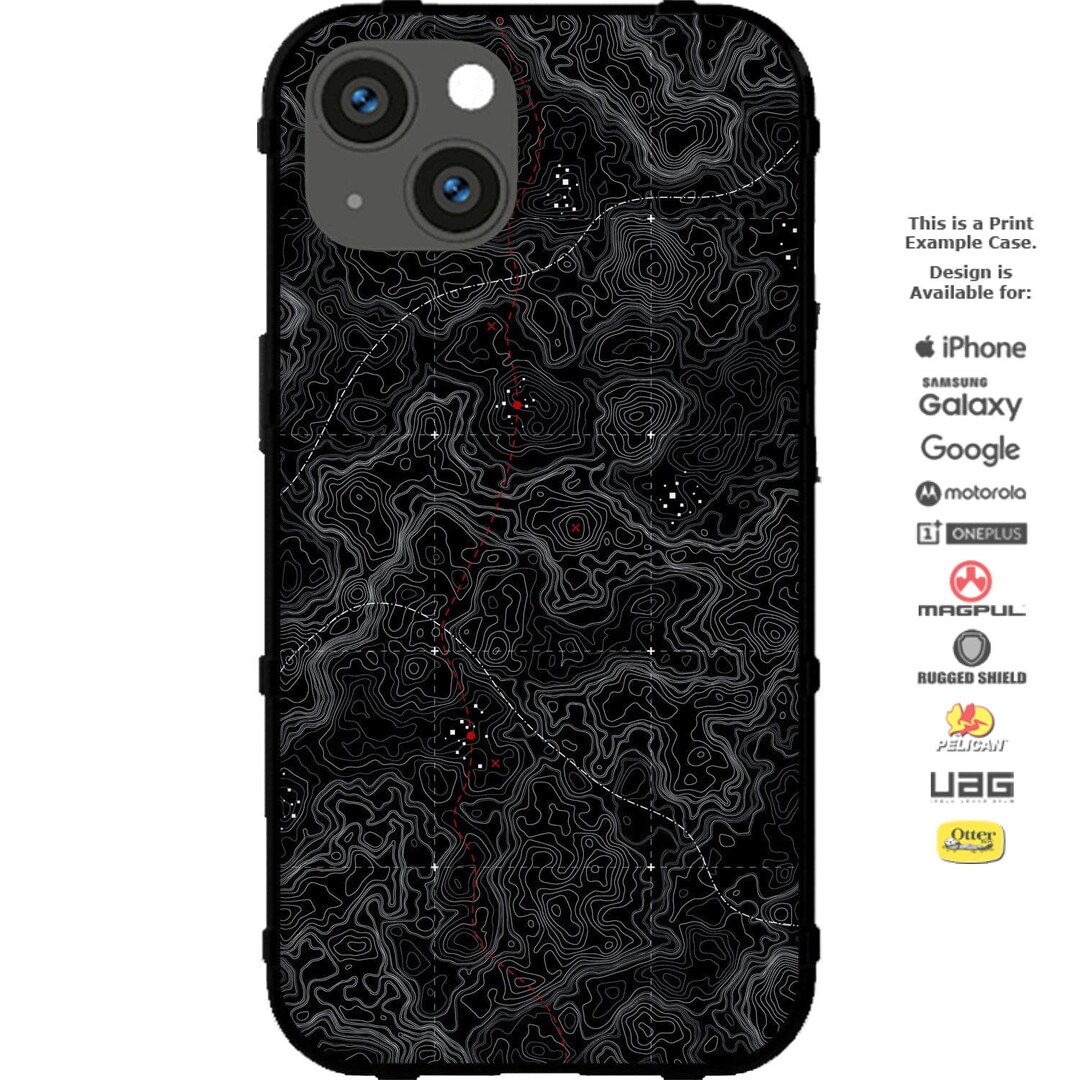 Topography Camouflage Custom Printed Android & Apple Phone - Etsy