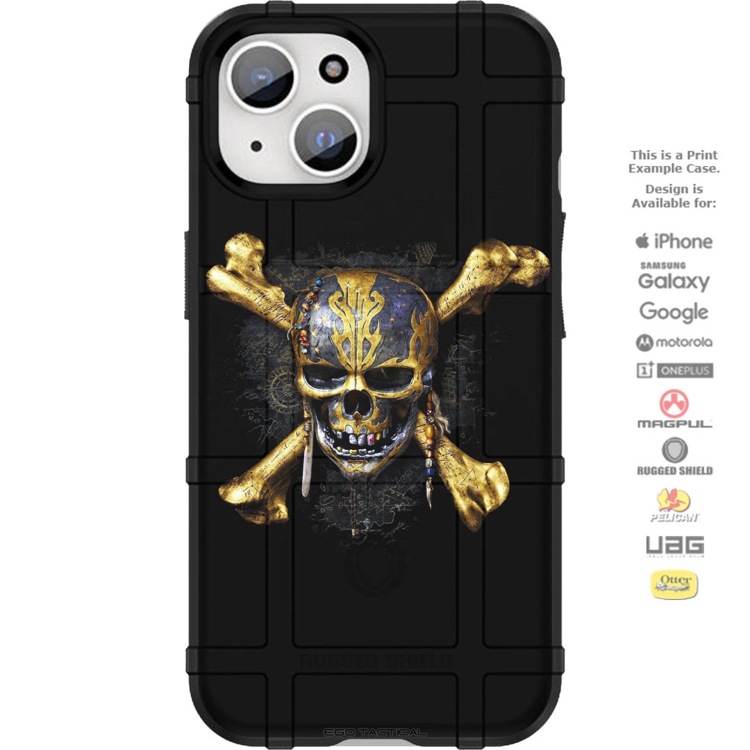 Jolly Roger Jack Sparrow Pirate Flag Custom Printed Android & - Etsy