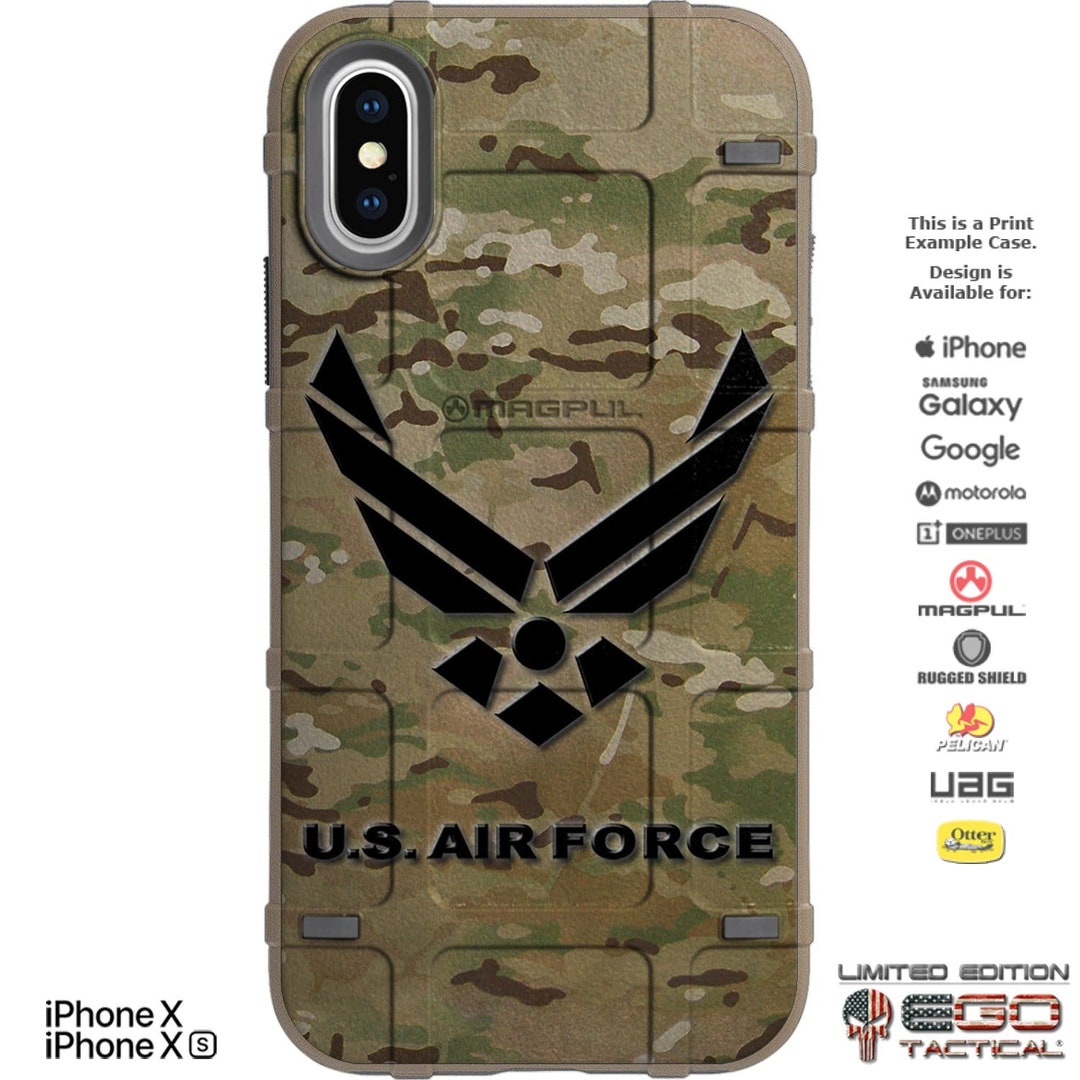 Air Force Logo on Multicam OCP Camouflage Custom Printed Android ...