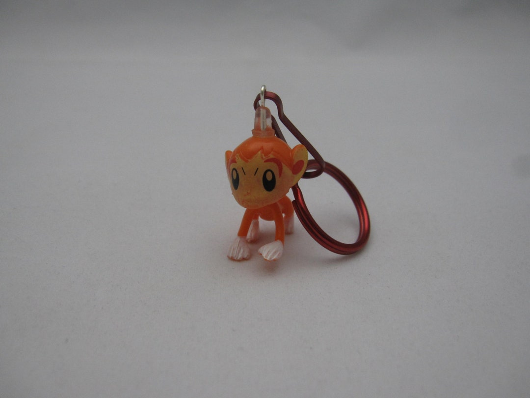Pokemon Mini Figure Keychain Chimchar - Etsy