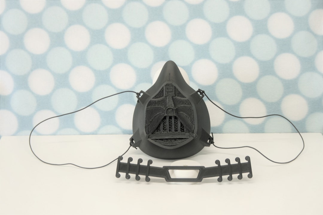 3D Printed Reusable Face Mask Protection Darth Vader Star Wars Face ...