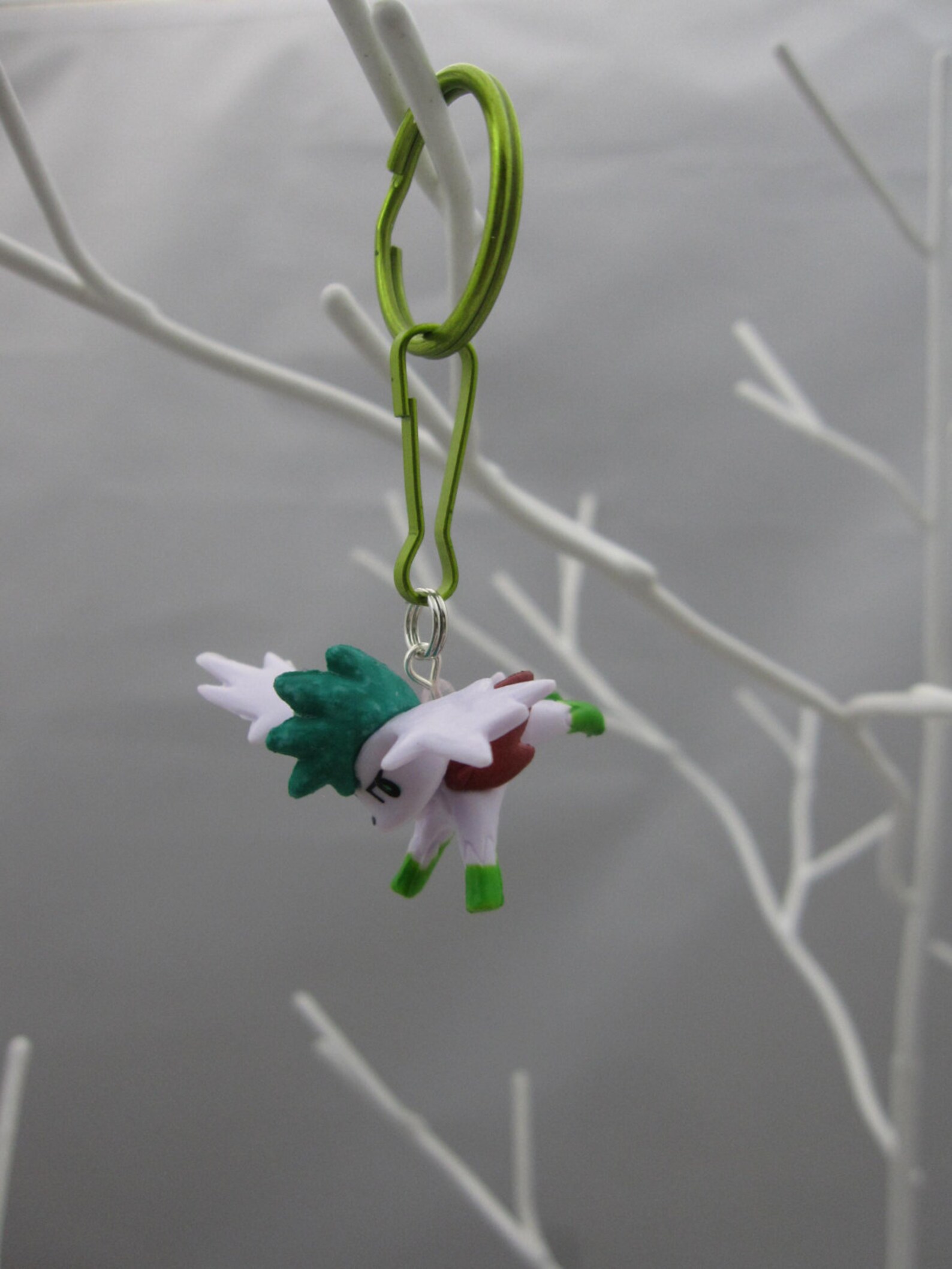 Pokemon Mini Figure Keychain Shaymin Sky Forme - Etsy
