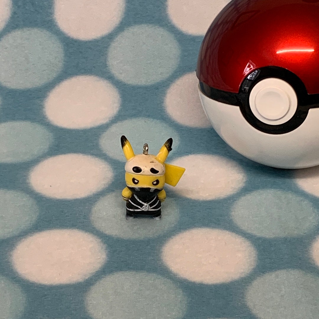Pikachu in Team Skull Uniform Pokemon Figure Ornament or Cell - Etsy