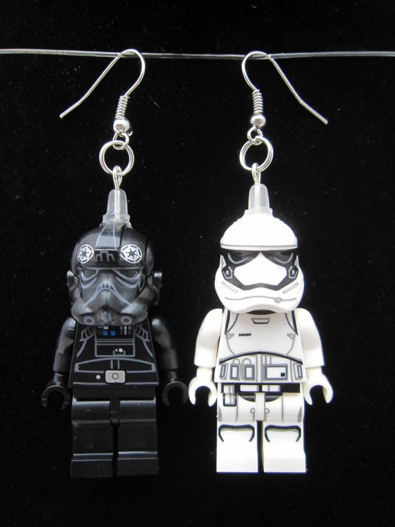 Mini Figure Earrings Star Wars the Force Awakens - Etsy