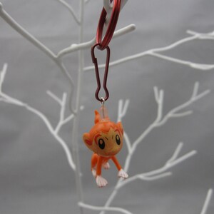 Pokemon Mini Figure Keychain Chimchar - Etsy