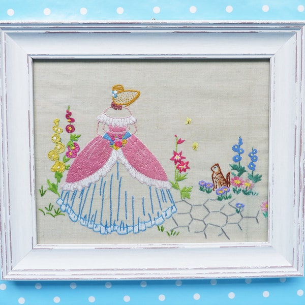 Crinoline Lady Embroidery - Etsy