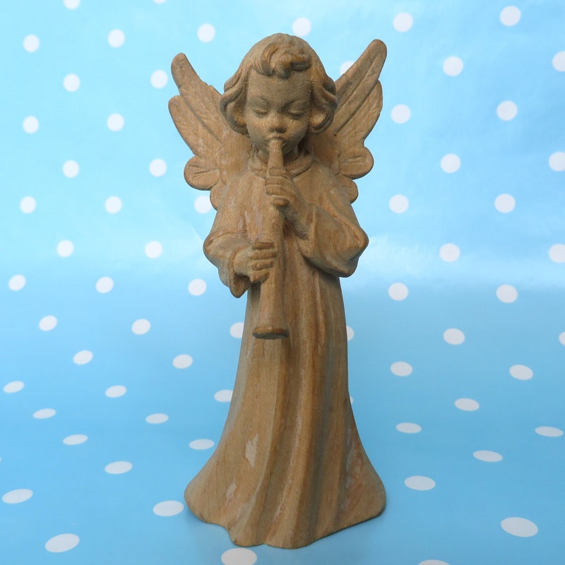 Wood Carved Angels - Etsy