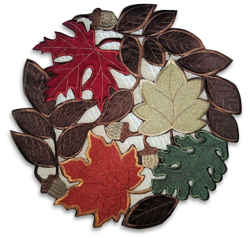 16 SET OF TWO Doilies Autumn Doily Maple Leaves Leaf | Etsy
