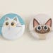 Cat Badge Cat Pin Kitty Button Cartoon Cat Cat Gifts Cat | Etsy