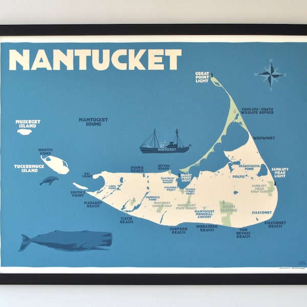 Nantucket Poster - Etsy