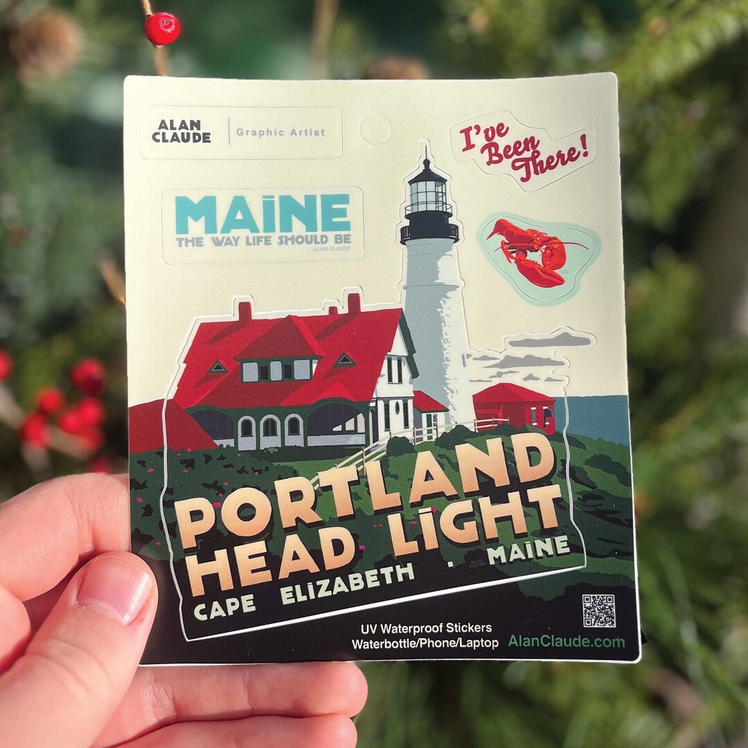Alan Claude Portland Head Light Sticker | Waterproof Vinyl Sticker ...