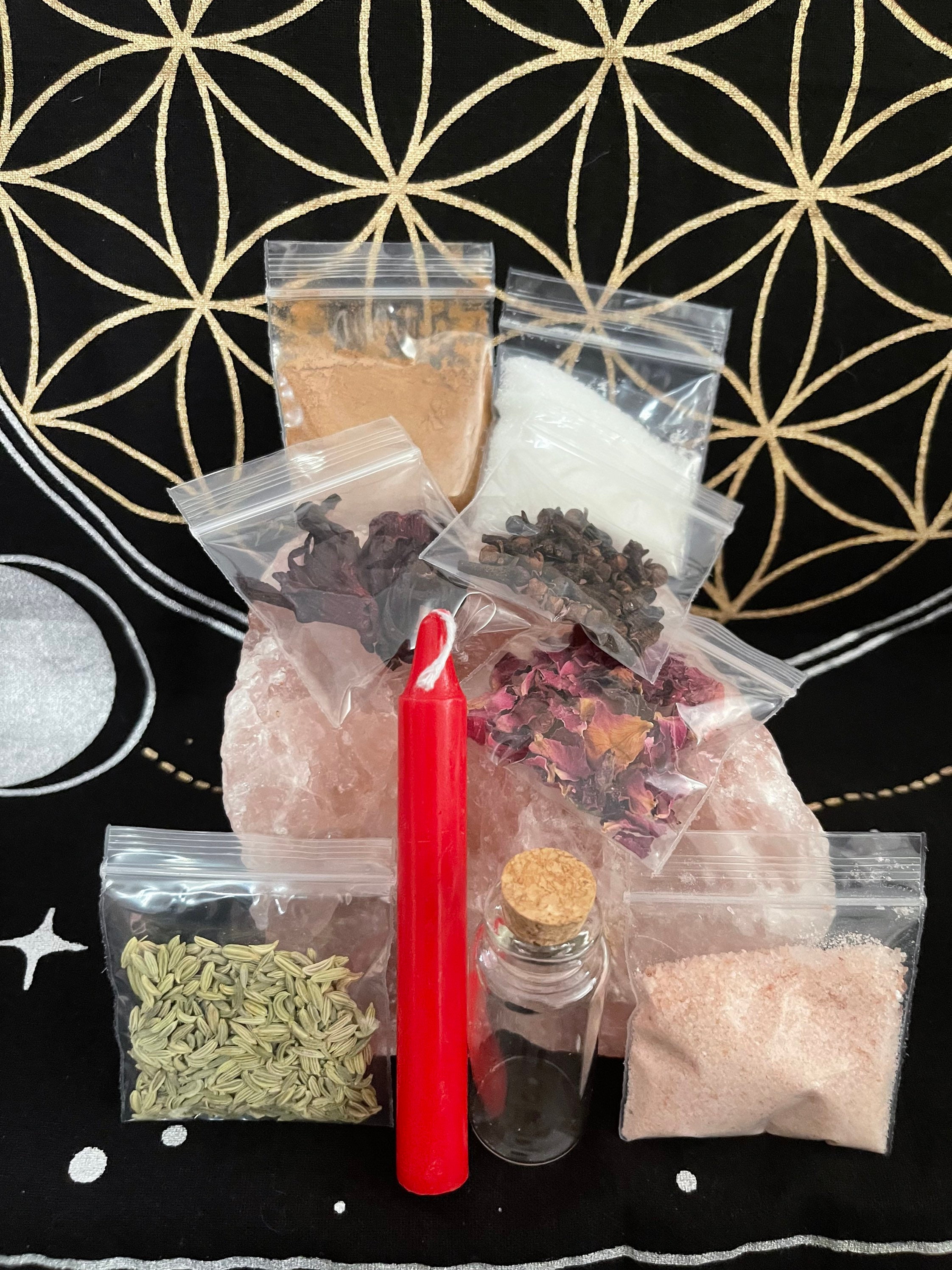 Love Spell DIY Complete Spell Kit Passion Romance - Etsy