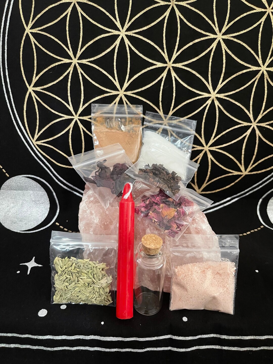 Love Spell DIY Complete Spell Kit Passion Romance Love Commitment - Etsy