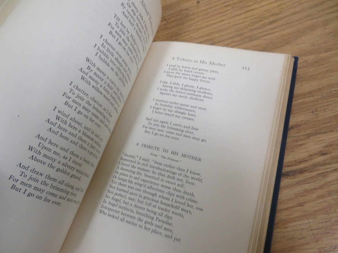 Antique 1916 British Verse Selected and Edited by Daniel | Etsy