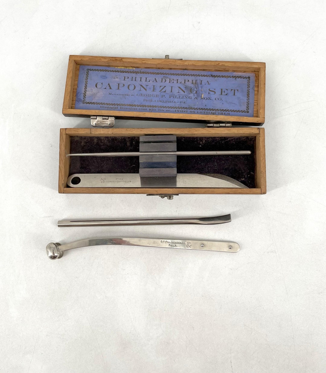 Vintage Mid Century Philadelphia Caponizing Set Rooster Castration by ...