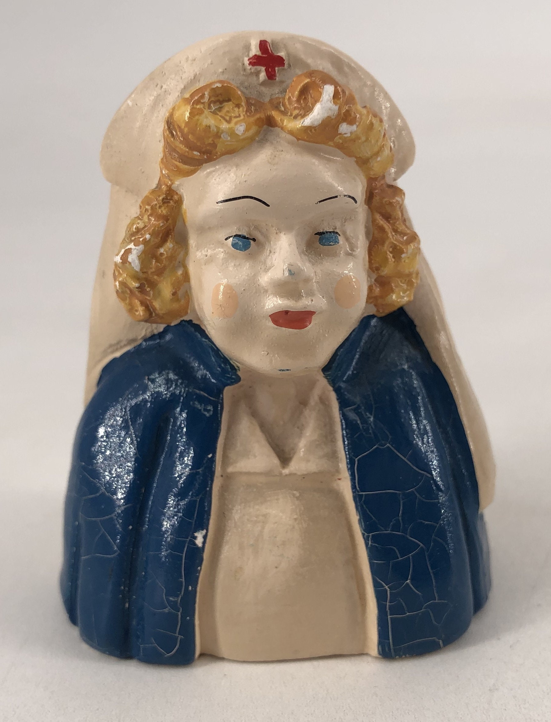 Vintage Mid Century WWII Nurse Medical Design Pottery Ceramic - Etsy