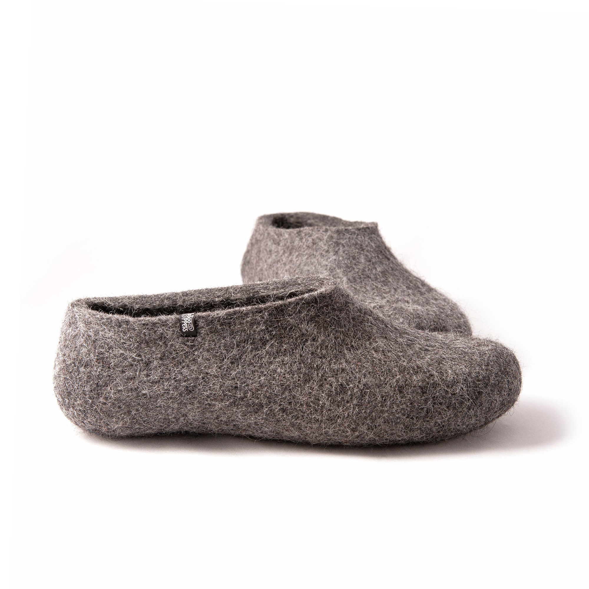 Grijze vilten wollen pantoffels: hygge-stijl voor dames - Etsy Nederland