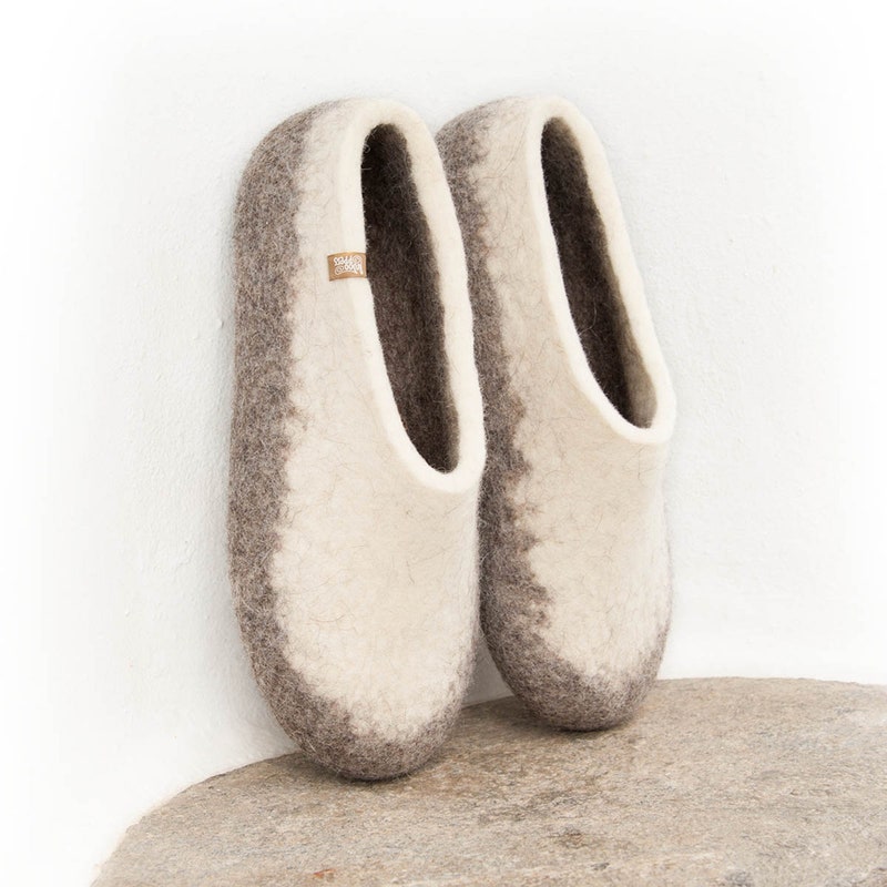 Wool Slippers - Etsy
