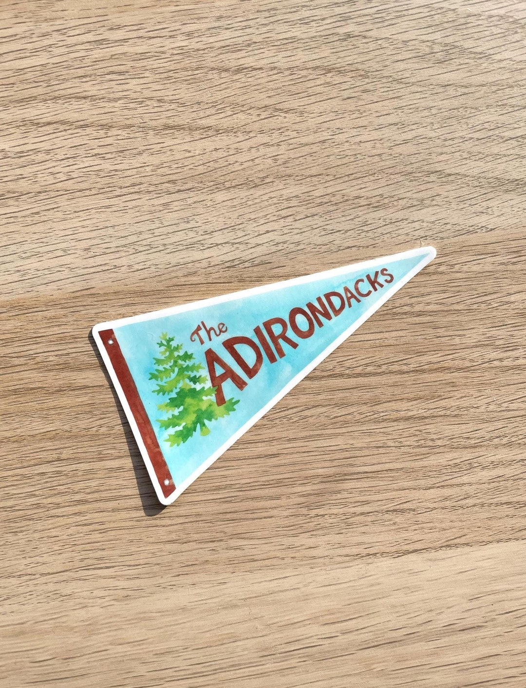 The Adirondacks Pennant Flag Vinyl Sticker | Gift Idea | Upstate New ...