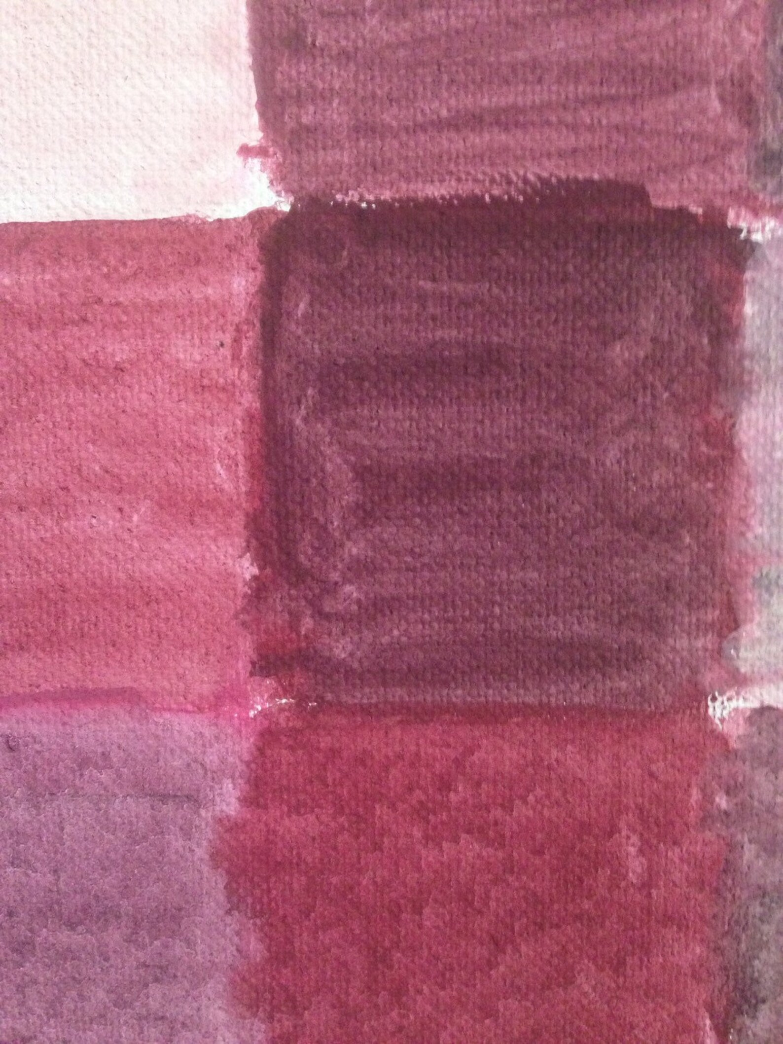 Abstract Pink Block Painting - Etsy