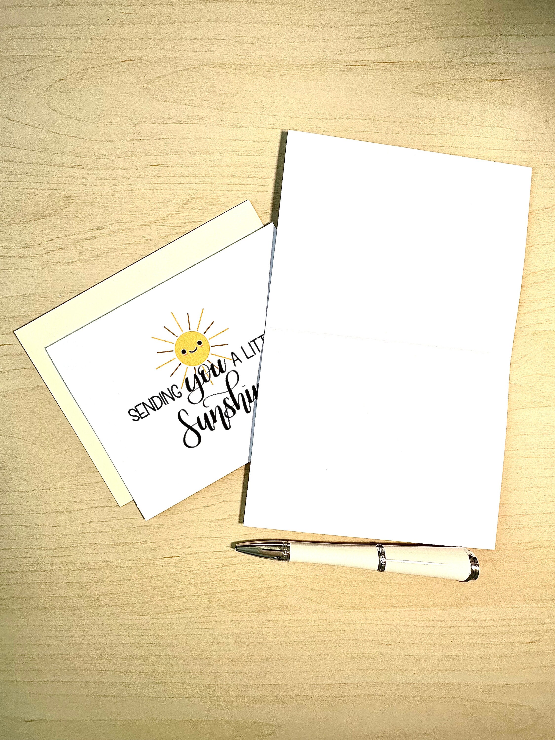 Sending You a Little Sunshine Greeting Card | Uplifting Encouragement ...