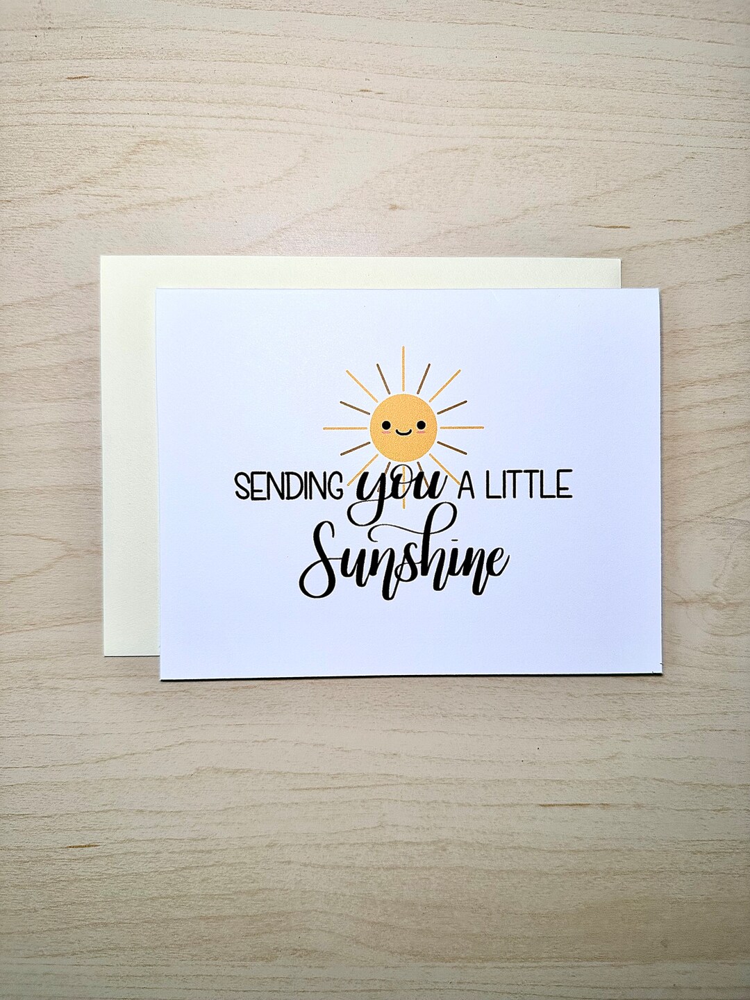 Sending You a Little Sunshine Greeting Card | Uplifting Encouragement ...