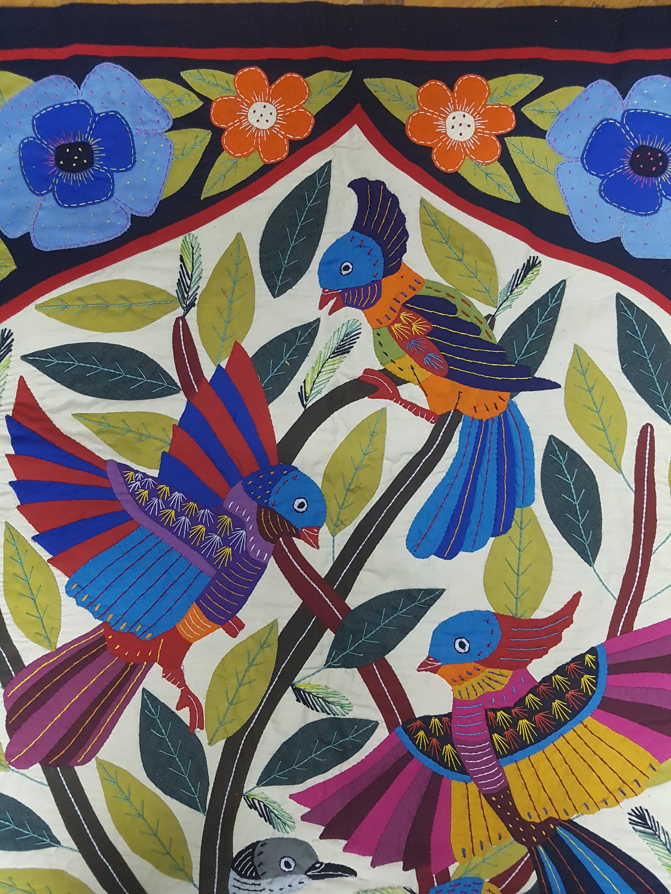 Gorgeous Floral Beautiful Birds Design Multi Colors Master - Etsy