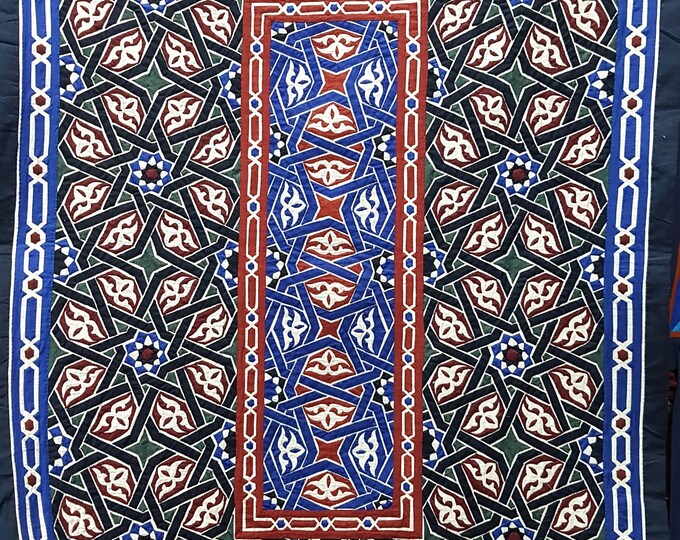 Arabesque Design, Very Special Unique Blue Arabian Design One Master ...