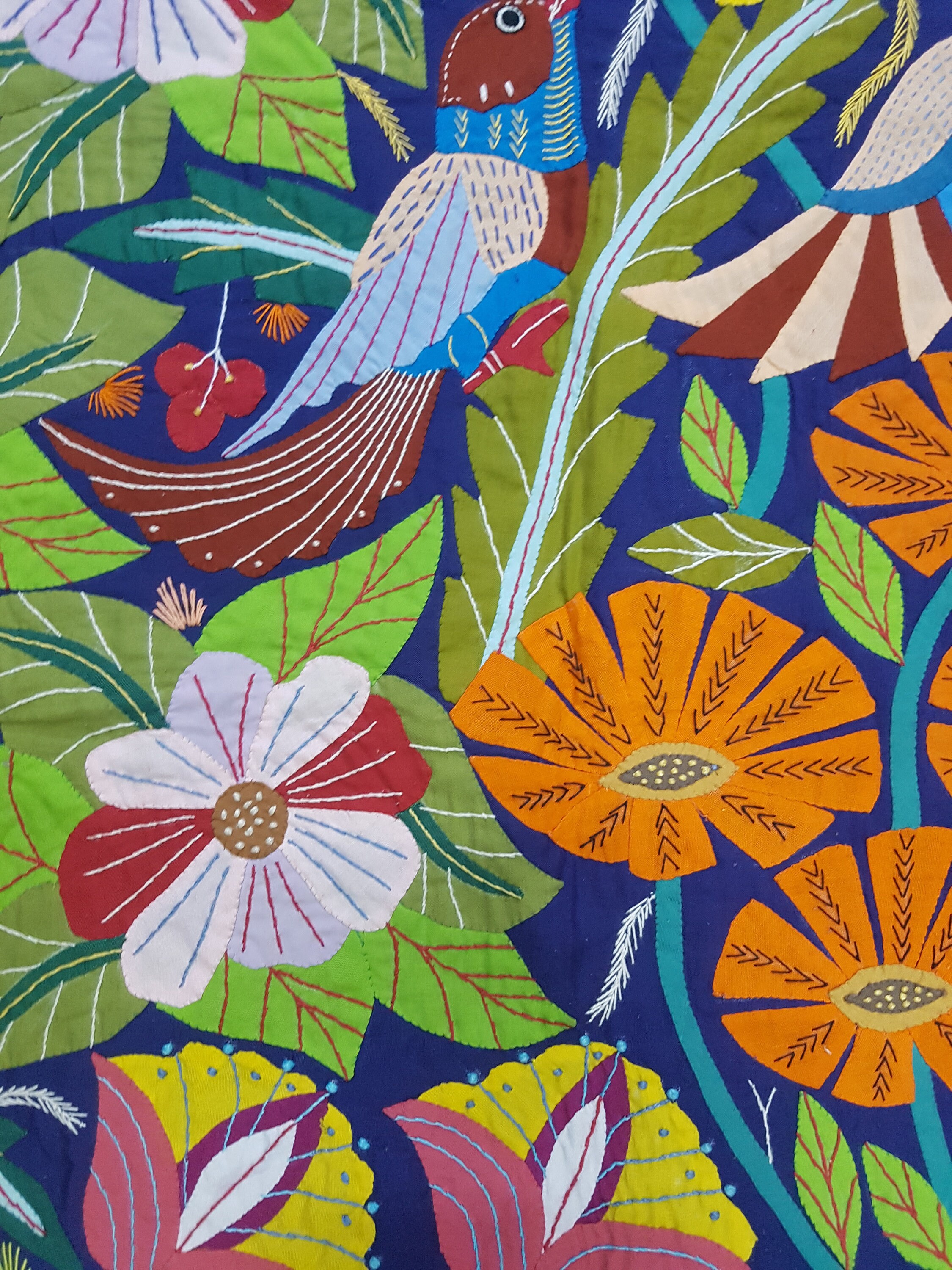 Esam Ali is Showing Amazing Birds Piece Multi Colors, Master Piece by Tentmakers of Cairo. - Etsy