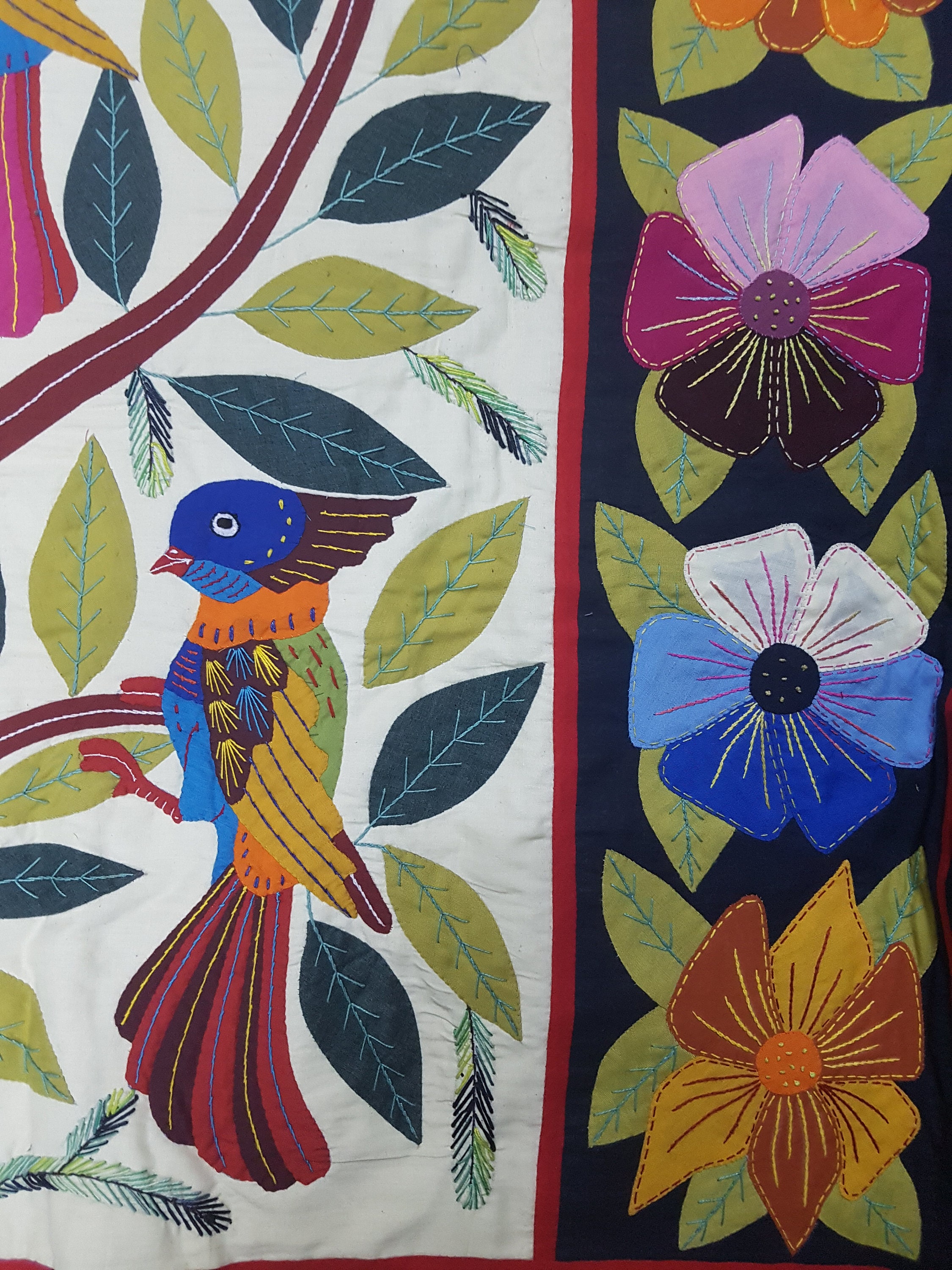 Gorgeous Floral Beautiful Birds Design Multi Colors Master - Etsy