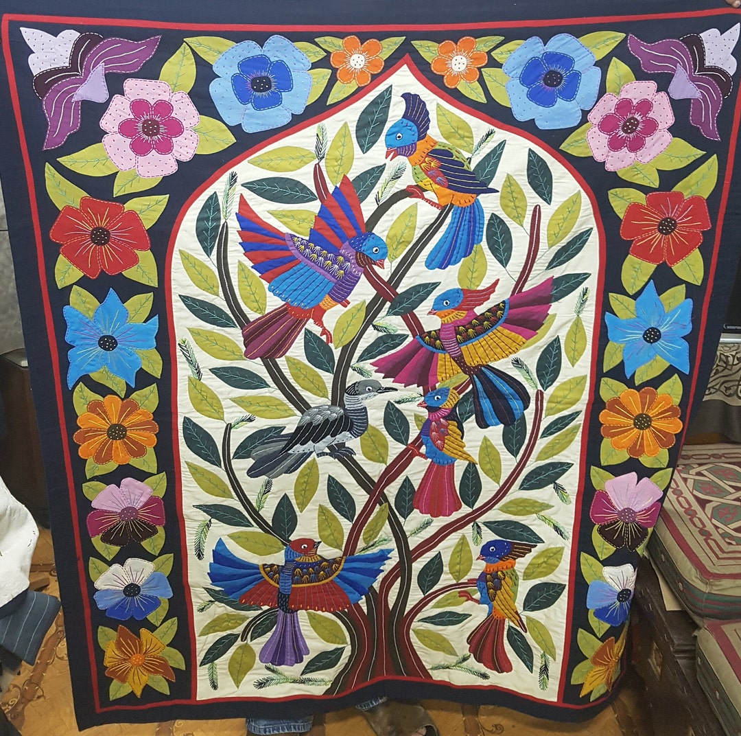 Gorgeous Floral Beautiful Birds Design Multi Colors Master - Etsy