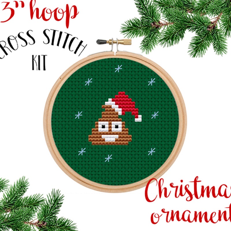 Poop Cross Stitch - Etsy