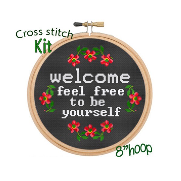 Welcome Home Cross Stitch Pattern - Etsy