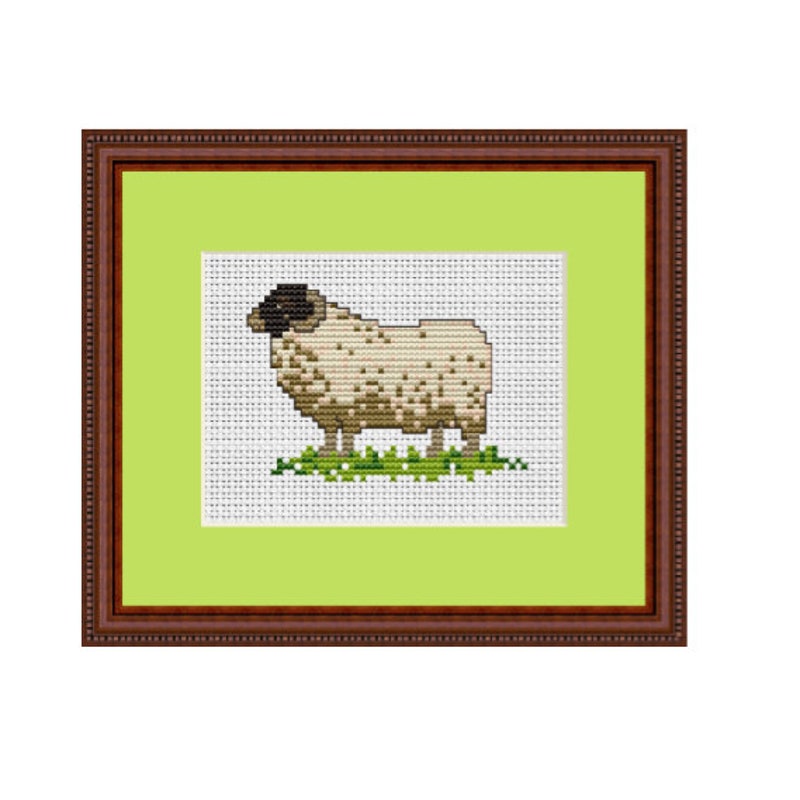 Cross Stitch Sheep - Etsy