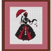 Lady With Umbrella Cross Stitch Pattern. PDF Instant Download ...