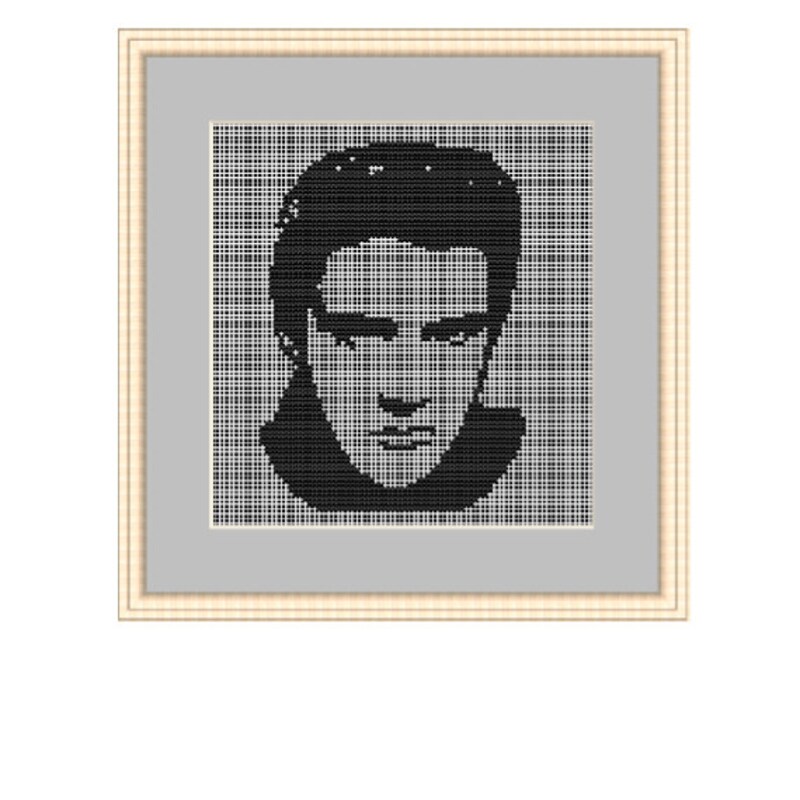 Elvis Cross Stitch - Etsy