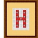 Capital Letter H Counted Cross Stitch Pattern. Instant Download. PDF ...