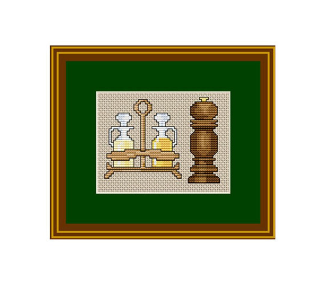 Kitchen Decor. Counted Cross Stitch. Bottles. Pattern. PDF Instant ...