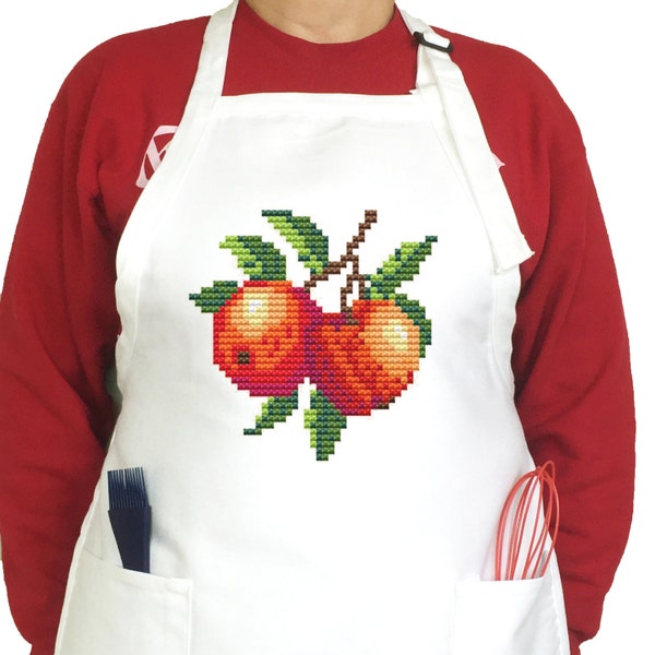 Cross Stitch Apron - Etsy