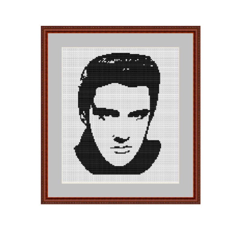 Elvis Cross Stitch - Etsy