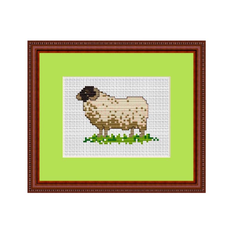 Sheep Cross Stitch - Etsy