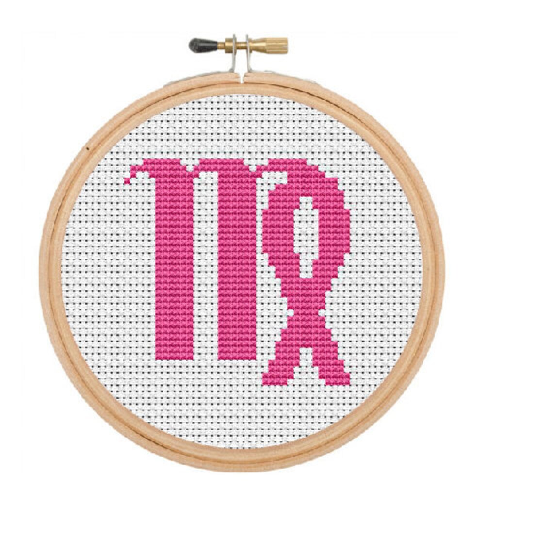 Virgo Pattern. Zodiac Sign PDF Instant Download Counted Cross Stitch ...