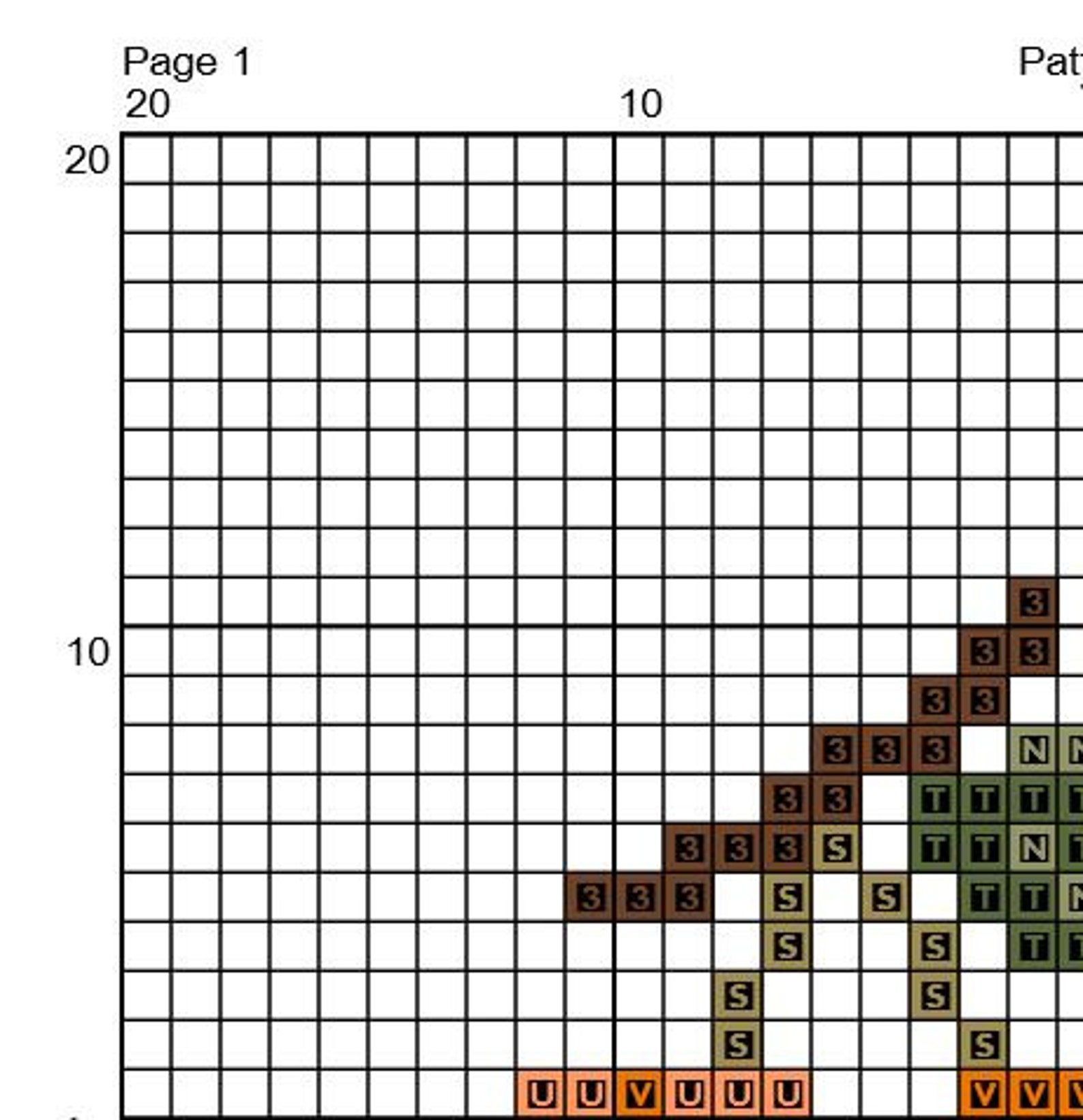 Apricot Counted Cross Stitch Pattern. Fruit PDF Instant Download ...