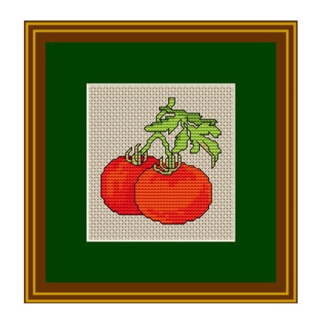 Tomatoes Cross Stitch Pattern. Instant Download. PDF Pattern. | Etsy
