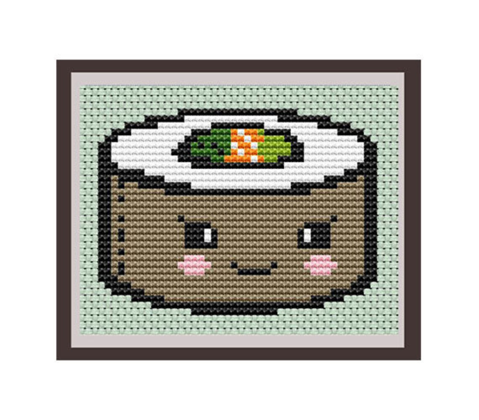 Sushi Cross Stitch Pattern. Instant Download. Counted Pattern. - Etsy