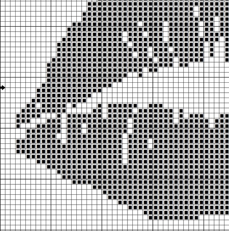 Red Lips Counted Cross Stitch Pattern. JPEG Instant Download. Cross ...