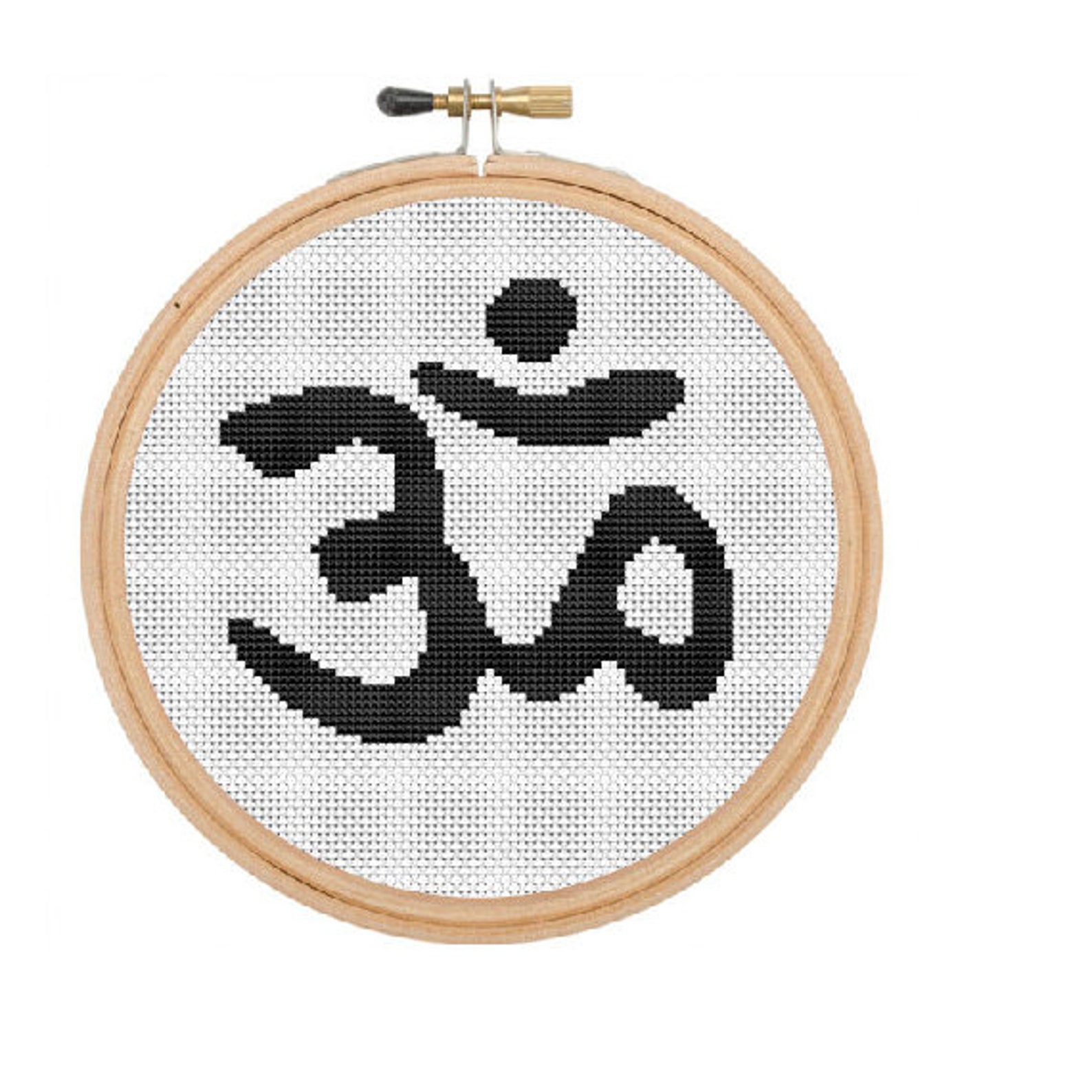 Om Yoga Counted Cross Stitch Pattern. Yoga Pattern. PDF Instant ...