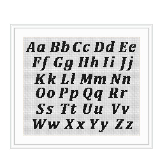 Counted Cross Stitch Alphabet Patterns Country Alphabet Sampler Multi